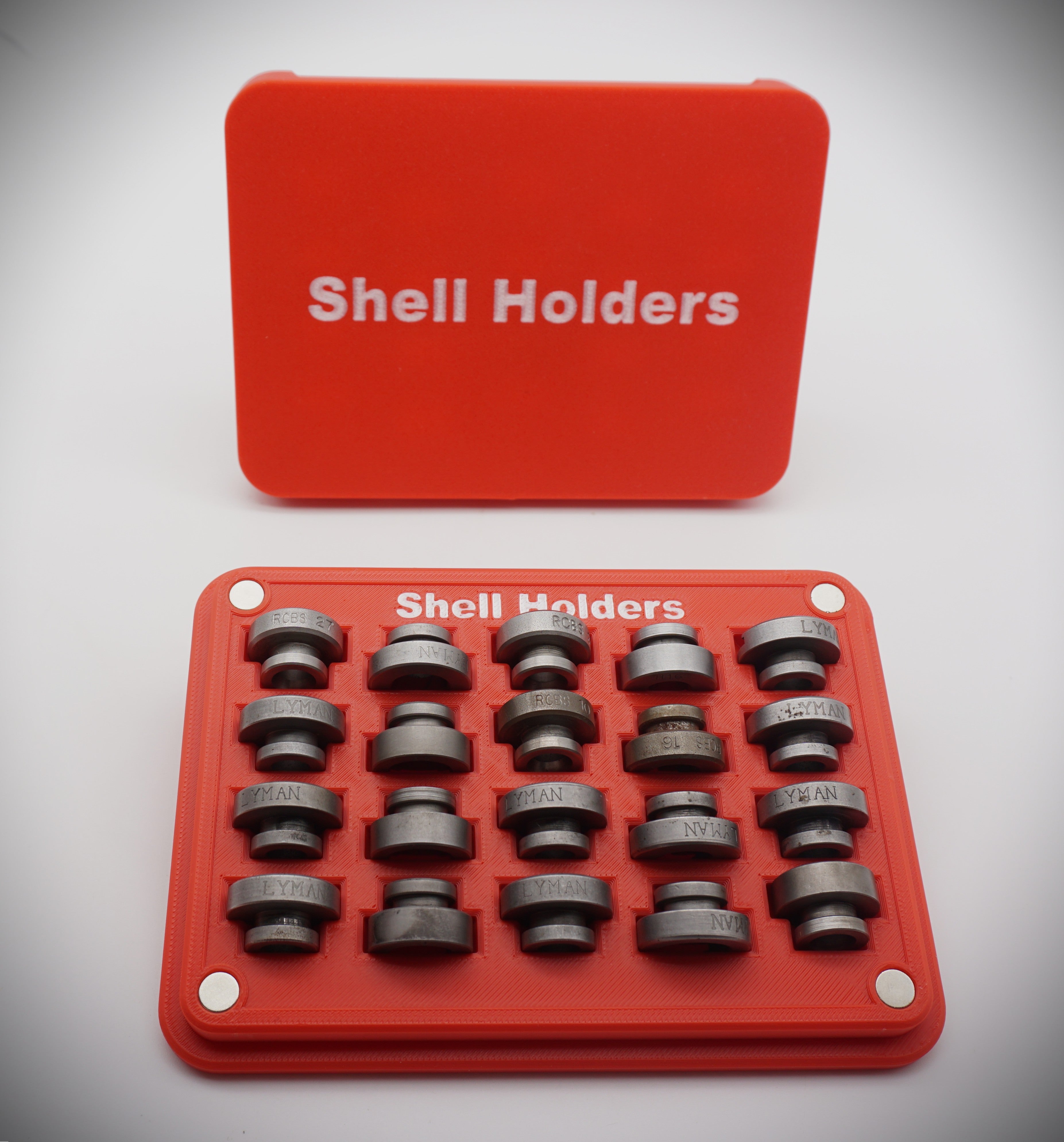 Universal Shell Holder Storage Case for RCBS Lyman Hornady and LEE Mag ...