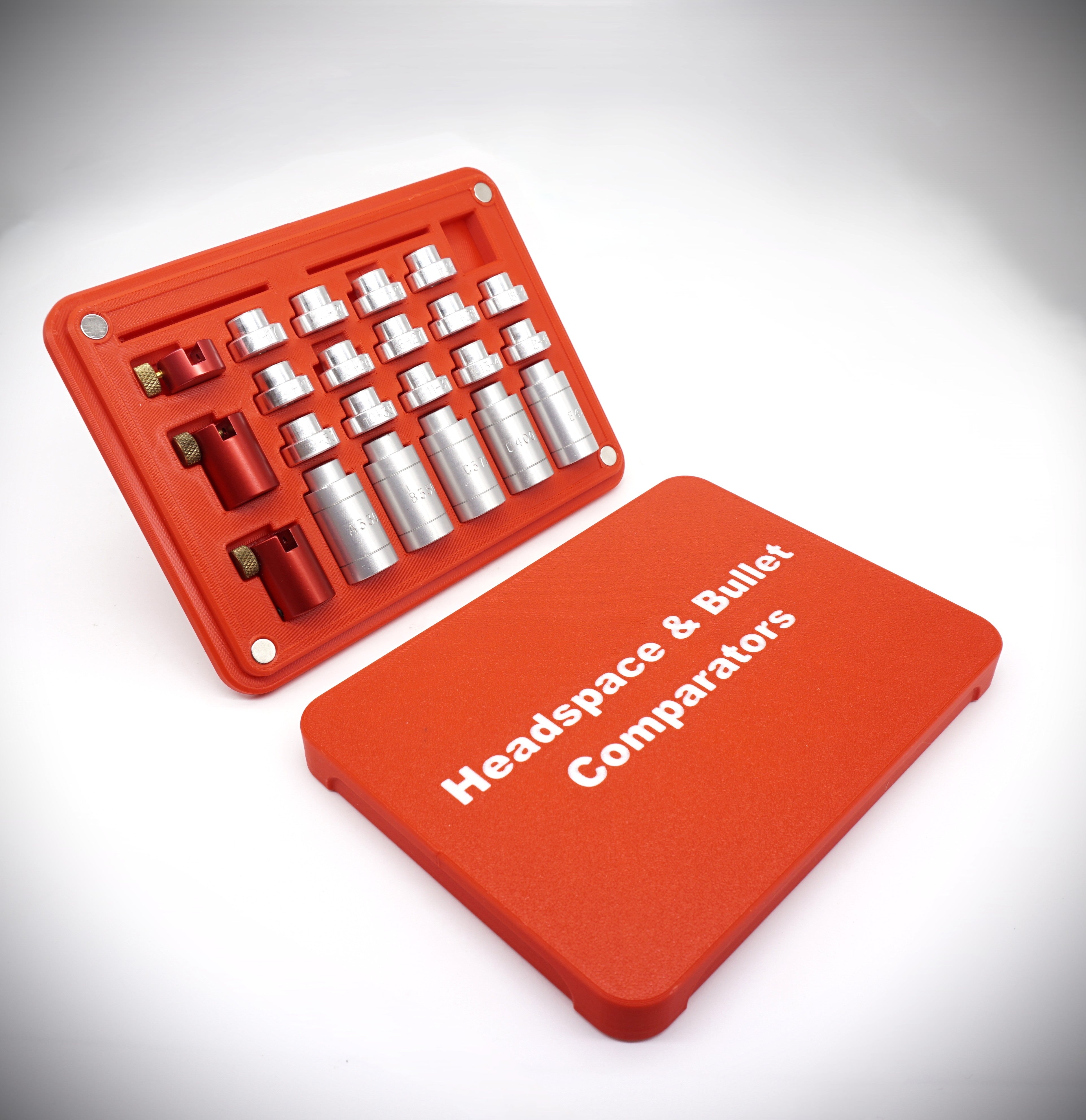 Hornady Bullet Headspace Comparator Anvil Storage Case Magnetic Lid Or ...